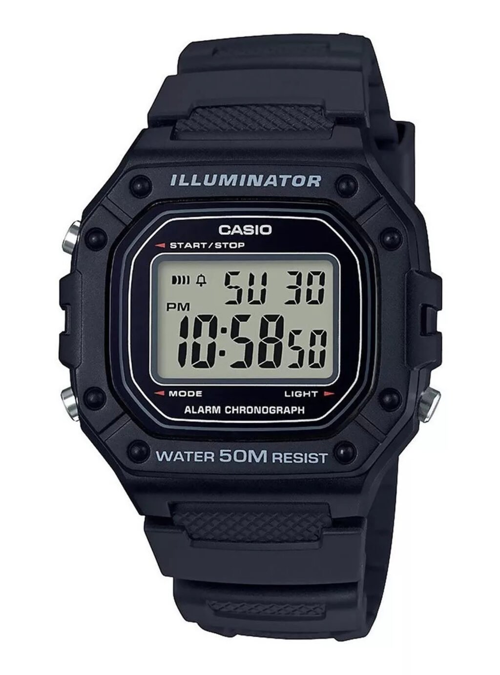 Reloj Casio W-218H-1AV – Diseño Clásico, Resistencia y Funcionalidad