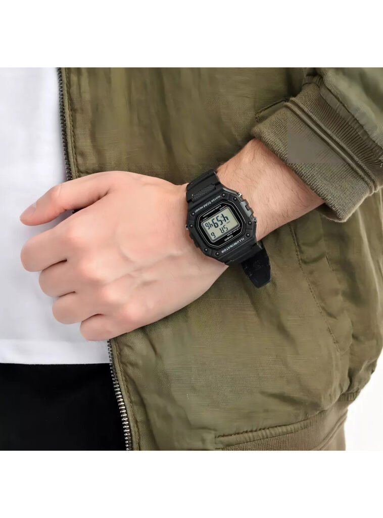 Reloj Casio W-218H-1AV – Diseño Clásico, Resistencia y Funcionalidad